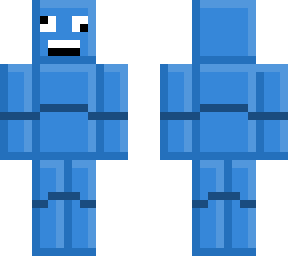 blue blob gamer | Minecraft Skin