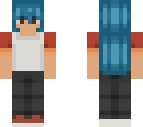 blue hair base | Minecraft Skins