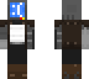 Blue Screen | Minecraft Skin