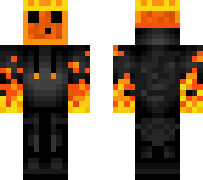 Fire slime king | Minecraft Skin