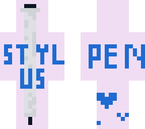 How to make a stylus ;D | Minecraft Skin