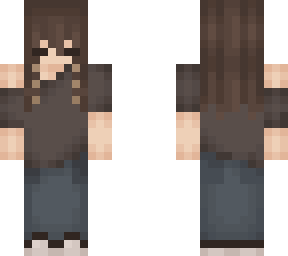 raccoon tail hair | Minecraft Skin