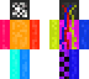 Static Colofur TV Head Guy With A Missing Texture | Minecraft Skin