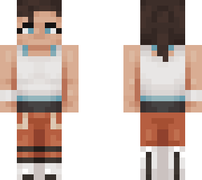 Chell (Portal 2) | Minecraft Skin