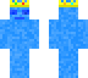 Crowned Blue Guy | Minecraft Skin