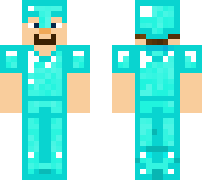 Diamond armour new Steve | Minecraft Skin
