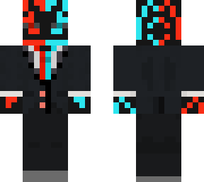 Enderman in a suit for the follower cape | Minecraft Skin