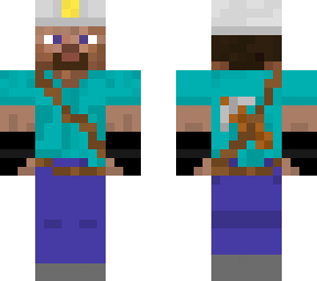 Mining Hiker Steve | Minecraft Skin