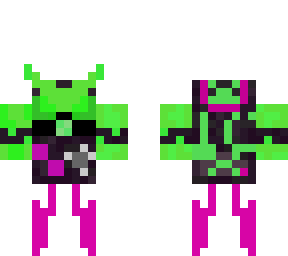 Virus 8 Bit | Minecraft Skin