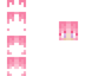 -*How I shade bangs*- (tutorial) | Minecraft Skin