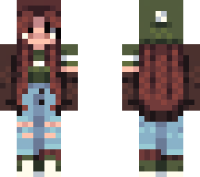 - moss covered log ; rce | Minecraft Skin