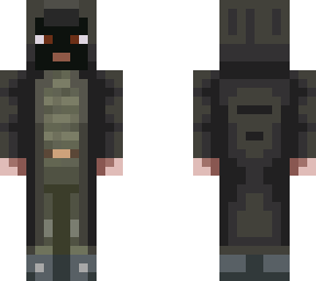 black cloak | Minecraft Skins