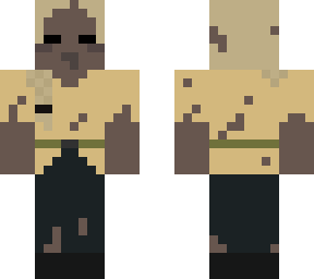 Bare Bones Husk Zombie Ari | Minecraft Skin