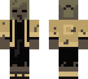 Bare Bones Husk Zombie Kai | Minecraft Skin