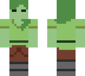 Bare Bones Zombie Alex | Minecraft Skin