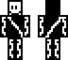 black white | Minecraft Skins