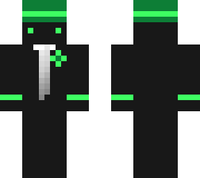 Green Dude w/ Coat | Minecraft Skin