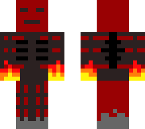 red skeleton | Minecraft Skin