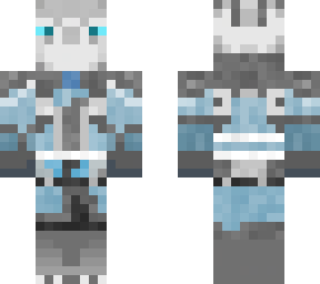 Winter Dragonborn | Minecraft Skin