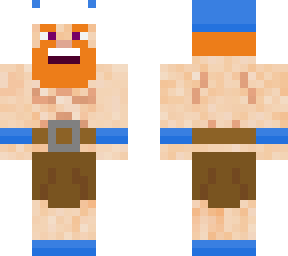 Clash Royale Lumberjack | Minecraft Skin