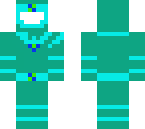 Control Force Power Ranger Turquoise | Minecraft Skin