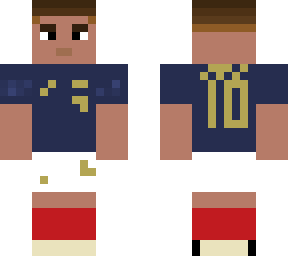 Mbappe skin | Minecraft Skin