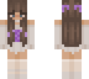 Purple Elf Girl | Minecraft Skin