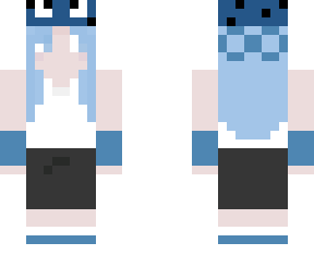 Sapphire {Blue poison dart frog hat} | Minecraft Skin