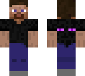 Enderman steve updated | Minecraft Skin