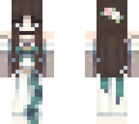 Fantasy Flower Girl | Minecraft Skin