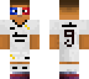 Kylian Mbappe (Real Madrid) | Minecraft Skin