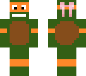 ninja turtle mikey | Minecraft Skin