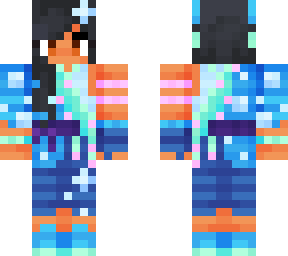 Aphmau Aqua Axolotls MCC | Minecraft Skin