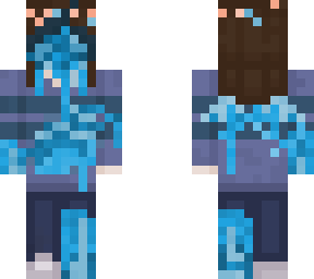 blue gore | Minecraft Skin