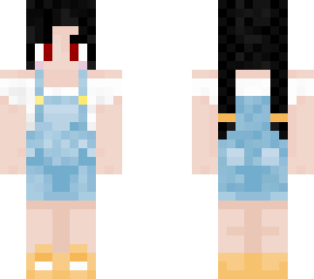 Blue Overalls Girl | Minecraft Skin