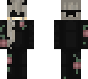 demon rose girl | Minecraft Skin