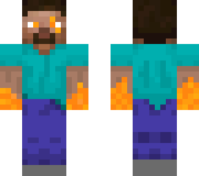 Fire Steve | Minecraft Skin