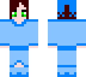 GamingWithJen (blue dress) (i tried ;/) | Minecraft Skin