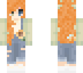 Ginger Girl | Request from my little sister | Minecraft Skin
