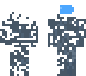 Nearly Corrupted White | Minecraft Skin