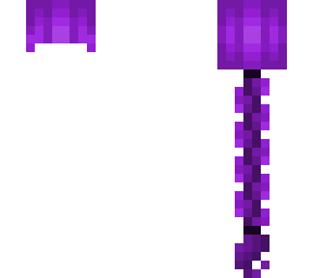 Purple Braid Hair Base | Minecraft Skin
