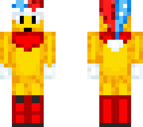 Spark the Electric Jester | Minecraft Skin