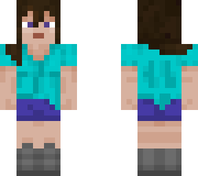 girl steve | Minecraft Skins