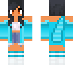 Aphmau MCC Skin Aqua Axolotls | Minecraft Skin