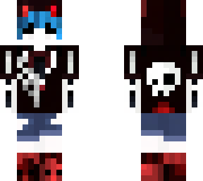 red emo boy | Minecraft Skins