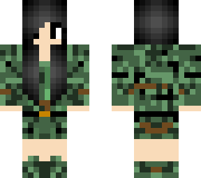 SPY Military general girl | Minecraft Skin