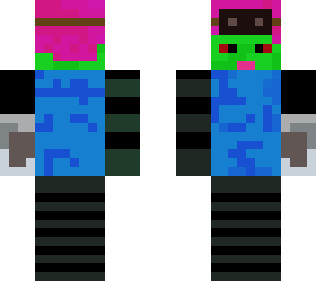 Derpy Zombie with Prohesthetic limbs | Minecraft Skin