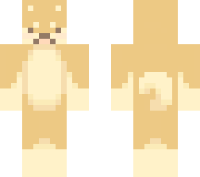 gold shiba | Minecraft Skin