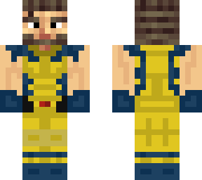 Wolverine (Deadpool and Wolverine) No Sleeves | Minecraft Skin