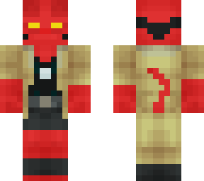 Hellboy remastered | Minecraft Skin